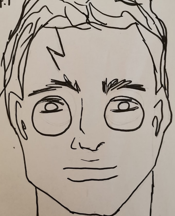 Do a lineart of draco malfoy by Faridahadi | Fiverr