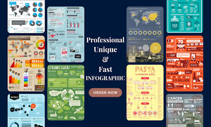 Do professional unique infographic design, flowchart, piechart ...