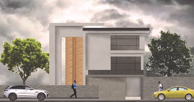 Do realistic master plan and elevation render in photoshop by ...