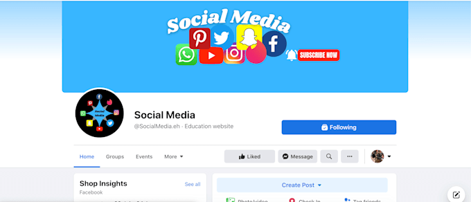 Create, design and setup facebook business page by Ehasif | Fiverr