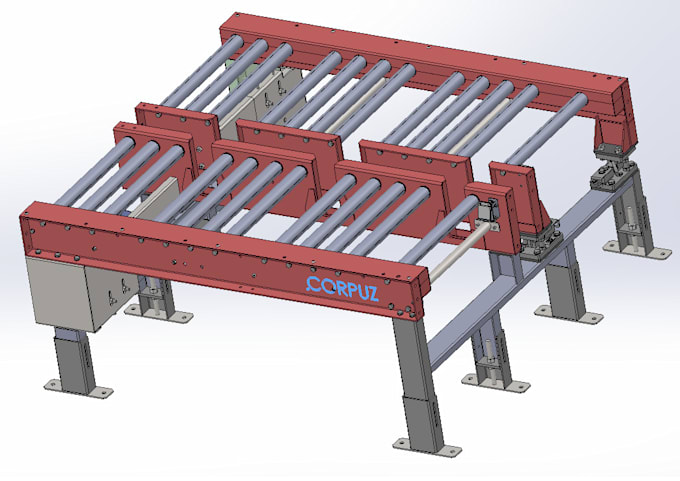Design conveyors, with 3d model and fabrication drawings by Criscorpuz ...