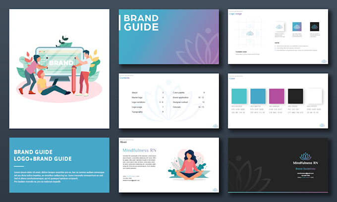 Create a perfect brand guide book design for your business by ...