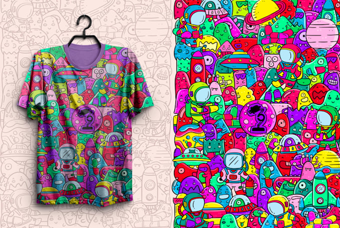 Do cute doodle for tshirt and merchandise by Wahdanyputra | Fiverr
