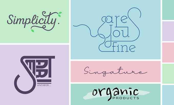 Design a minimalist wordmark and text logo for your business by ...