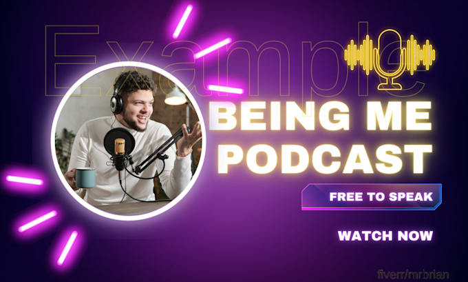 Create an eye catching podcast cover art by Mrbrian_ | Fiverr