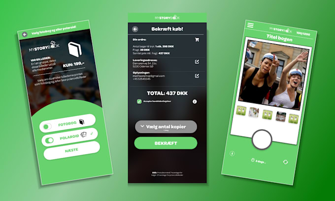 Do scandinavian danish simple and professional interactive ux app design by Nmichagin | Fiverr