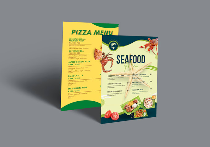 Make a high quality and unique menu design for your project by Rony4040 ...