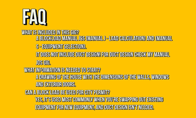 Do a manual j and s block load calculation by Moman327 | Fiverr