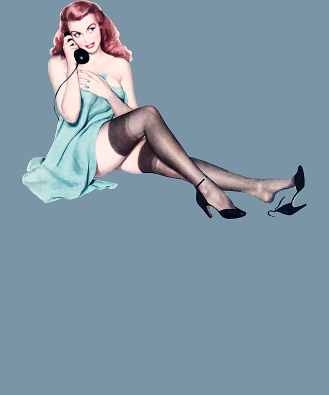 Draw sexy girl pin up cartoon caricatures by Ishmeea | Fiverr