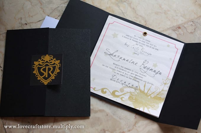 Design best wedding invitation and happy birthday invitation card of ...