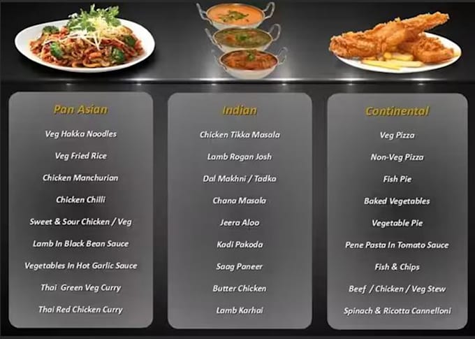 Make restaurant menu, price list, and fillable form design by ...