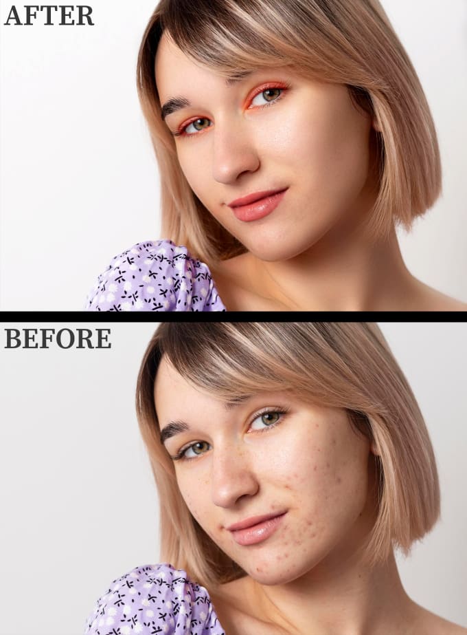 Professionally Edit And Retouch Headshot Fashion Beauty Portrait