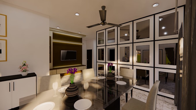 Do interior design 3d visualization by Khairun247 | Fiverr