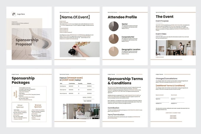 Give you a readymade sponsorship proposal template by Biomen | Fiverr