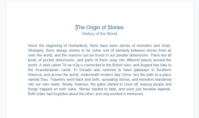 Help create lore and world build for your story by Fixedtheory | Fiverr