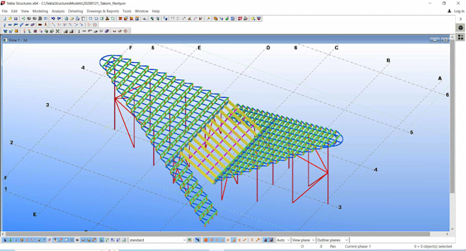 Do 2d and 3d structural project with details in tekla and autocad by ...