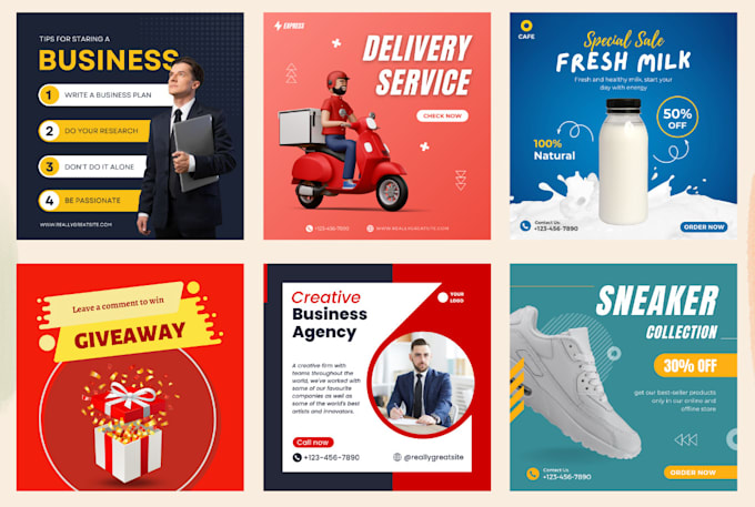 Design facebook post in canva by Nomanurrehman | Fiverr