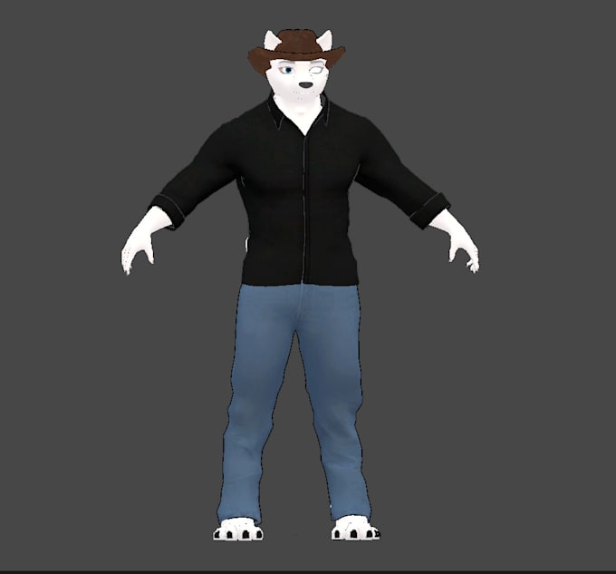 Create custom furry vrchat avatar by Fizzanoor6214 | Fiverr