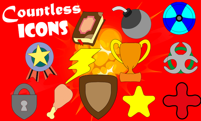 Create splendid 2d game assets, props, icons, objects and ui by Berkcavdar | Fiverr