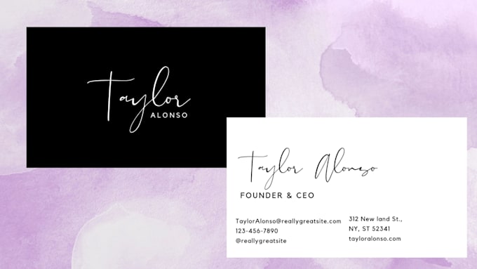 Do for you a fancy unique minimal business card by Themedo | Fiverr