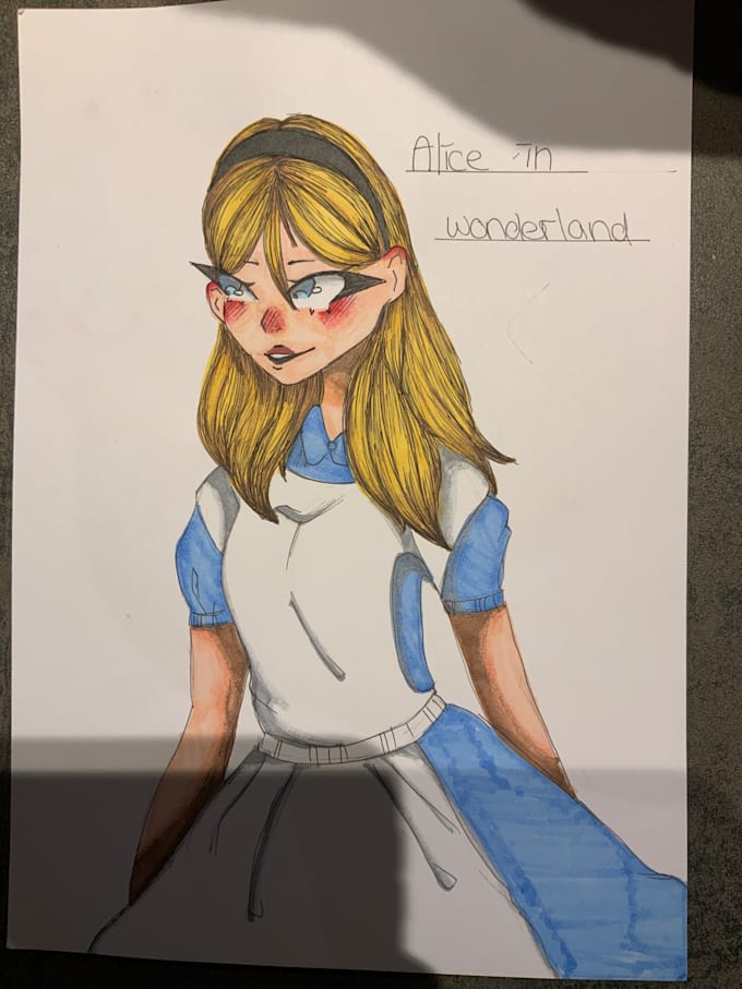 Draw your ocs characters and pretty anime girls by Livthecookie | Fiverr