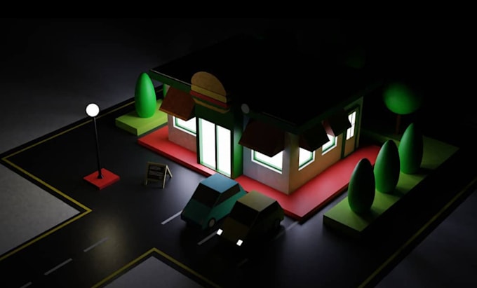 Low poly and high poly 3d modeling for you by Umair_qaisar | Fiverr