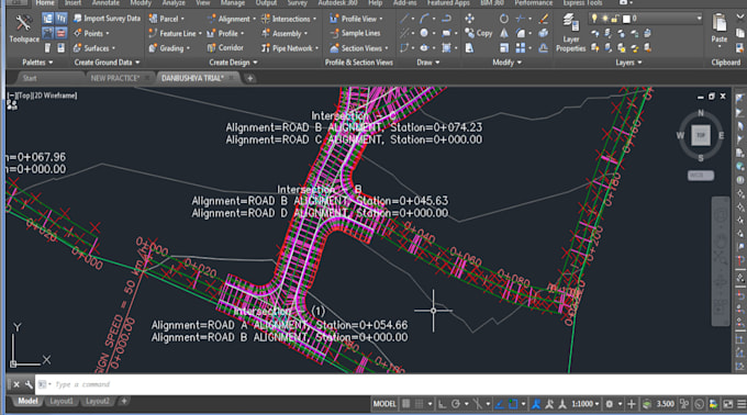 Provide a detailed road design with civil 3d by Yasirparis | Fiverr