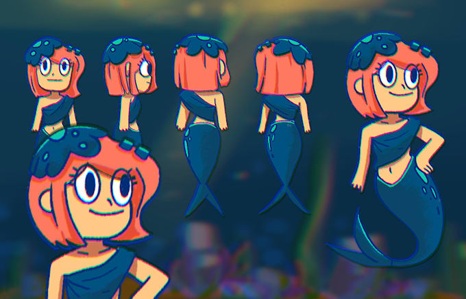 Do character turn around for animation by Artzedmation | Fiverr