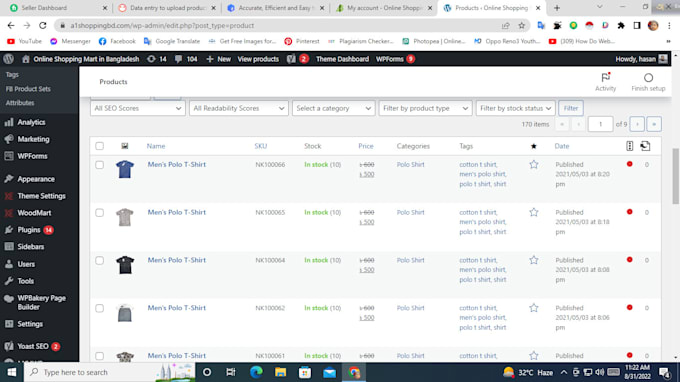 Upload products from any website, and csv, excel, xml by Arkhasan16 | Fiverr