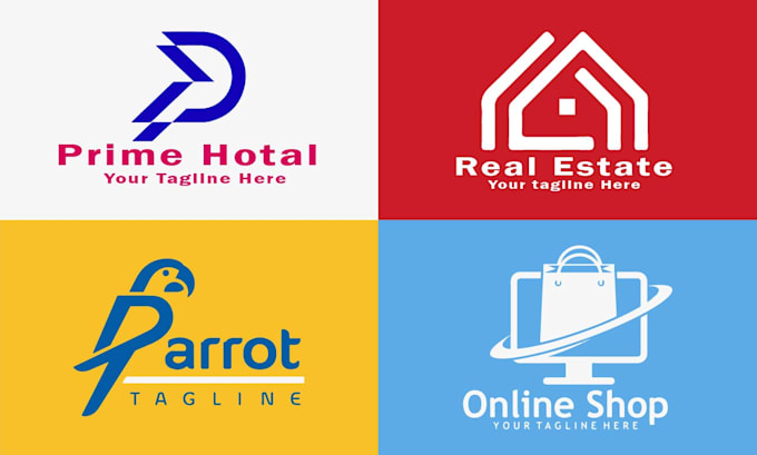 Design your minimalist, business modern custom logo, and brand identity ...