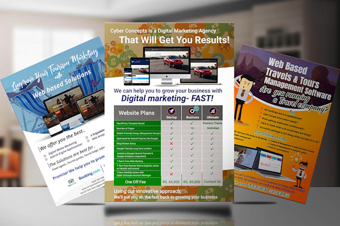 Create a flyer, brochure, leaflet, banner within 24 hours by Mahesh ...