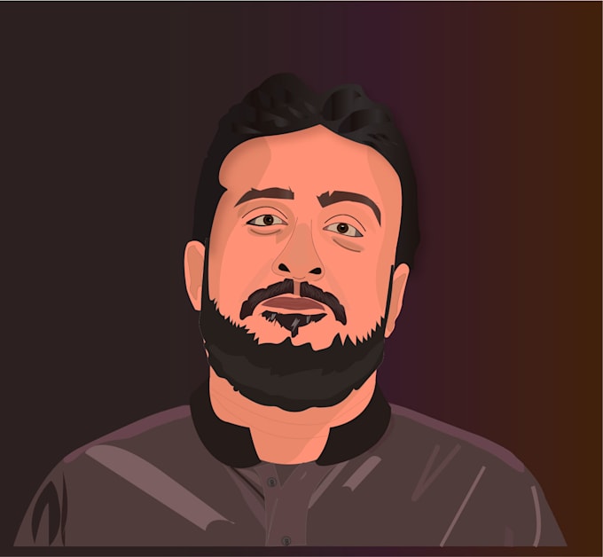Draw a good enough vector art portrait by Fatimamemon987 | Fiverr