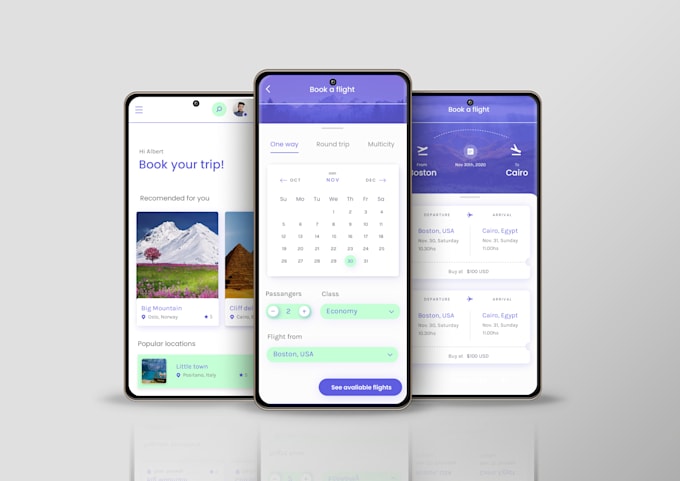 Do web mobile app ui ux design wireframe or prototype mockup by Kahoot_graphics | Fiverr