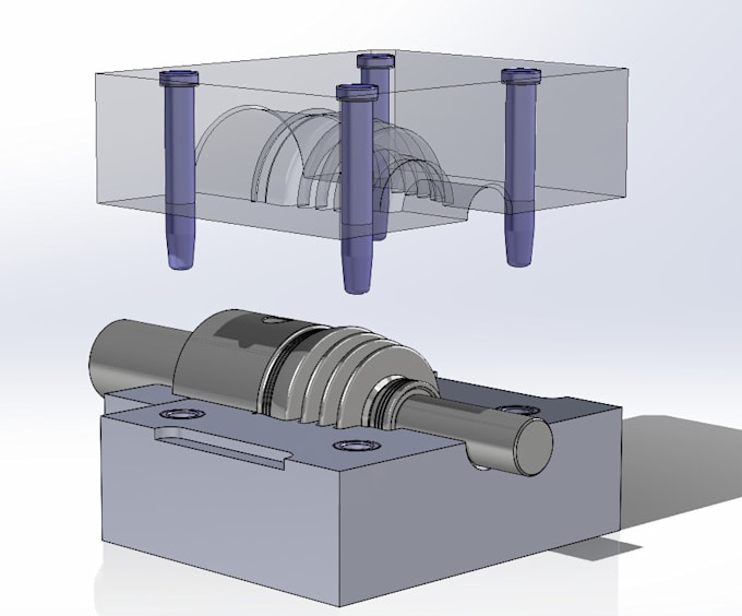 Design compression mold for rubber product by Jinyuan73 | Fiverr