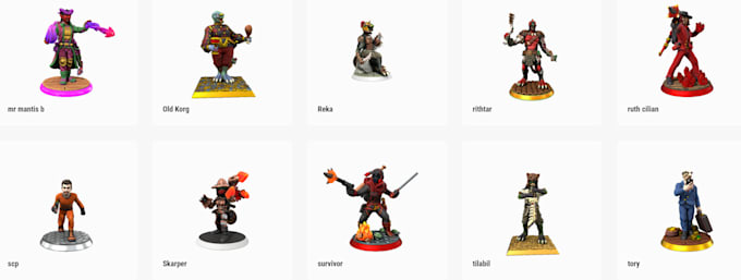 Make a hero forge figure to your specifications by Mr_mantis4835 | Fiverr