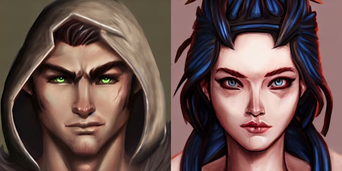 Create custom dungeons and dragons character portraits by Tristanbruton ...