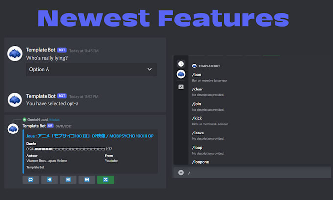 Code your high quality discord bot by Coschda | Fiverr