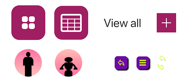 Create any simple icons you need by Mbohnendesign | Fiverr