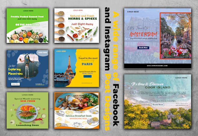 Design stunning 30 facebook posts and instagram posts by Elite_artwork ...