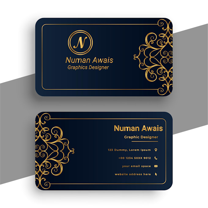 Create professional and premium quality business cards by Numanawais ...