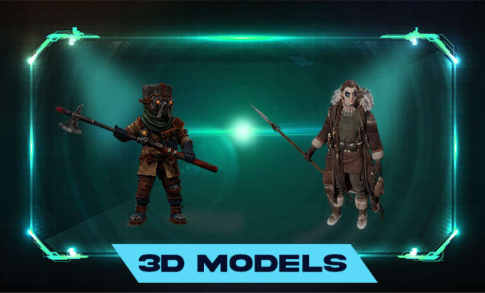 Do 3d Character Modeling Texturing Using Maya And Blender By Smokenhutt Fiverr