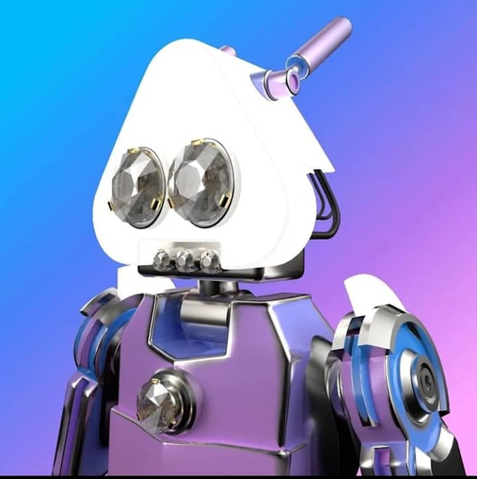 Design 3d realistic nft nft design 3d model nft collection by ...