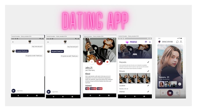 Build custom flutter mobile apps for android and ios with firebase by Huzaifa32110 | Fiverr
