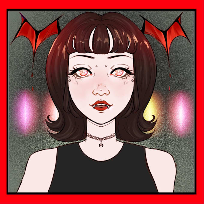 Draw semi realistic portraits for profile pictures by Ghostgrrrlart ...