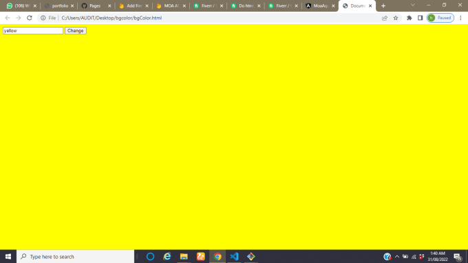 Do Html Javascipt Css Assignment With Javascript Projects By Tofoski Fiverr