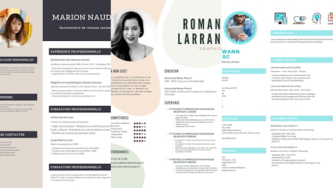 Creat a professional resume, cv or motivation letter by Moadghazoui ...