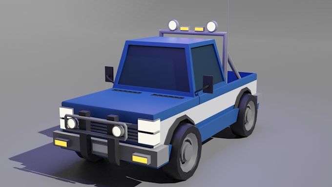 Low poly truck car for hyper casual game by Nervaofficial | Fiverr