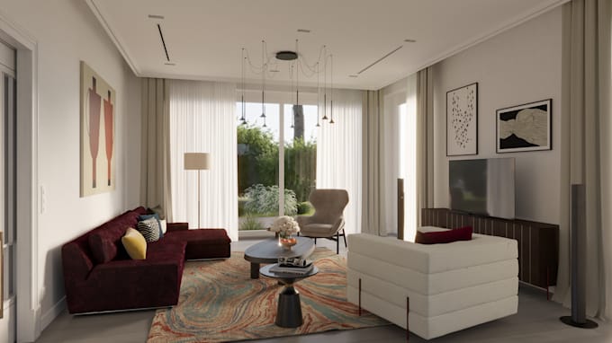 Realistic space 3d renders of interior and exterior by Glebshcheglov | Fiverr