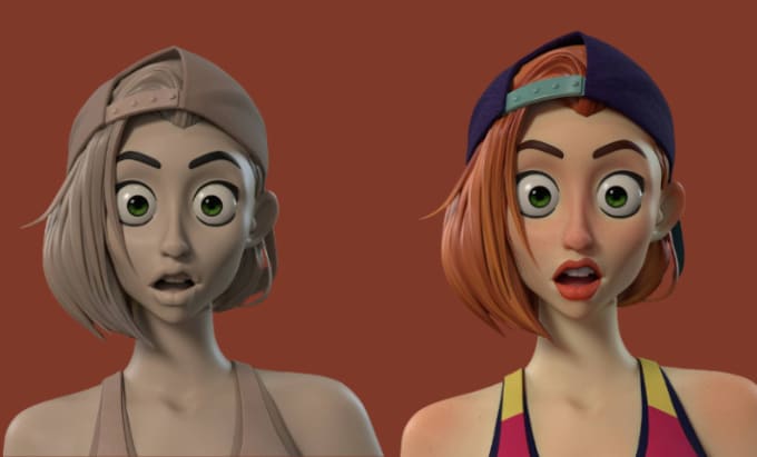 Do 3d Character Design 3d Modeling 3d Printing Realistic Or Cartoon Character By Donlekze