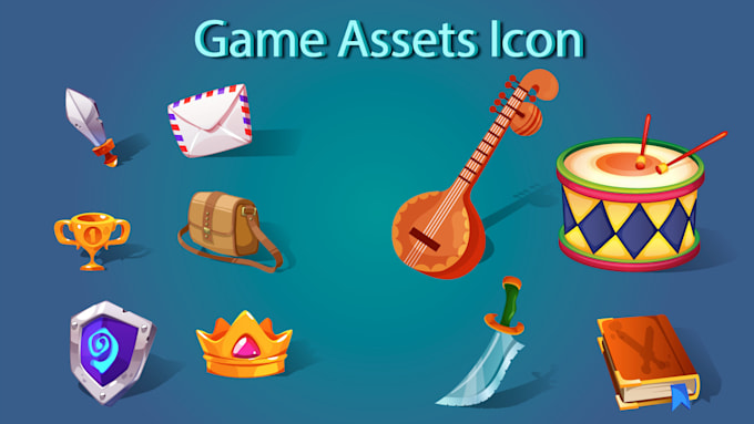 Create high quality game assets, objects, icons and props for you by ...